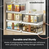 Free Shipping! Wondersome 8.5-Gallon Stackable Storage Bin, Easy Access ...