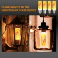 Rosnek LED Flame Light Bulb, E12/E14/E27/B22 Flickering Flame Effect ...
