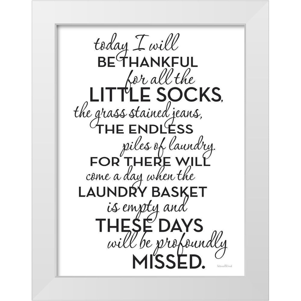 lettered And lined 15x18 White Modern Wood Framed Museum Art Print ...