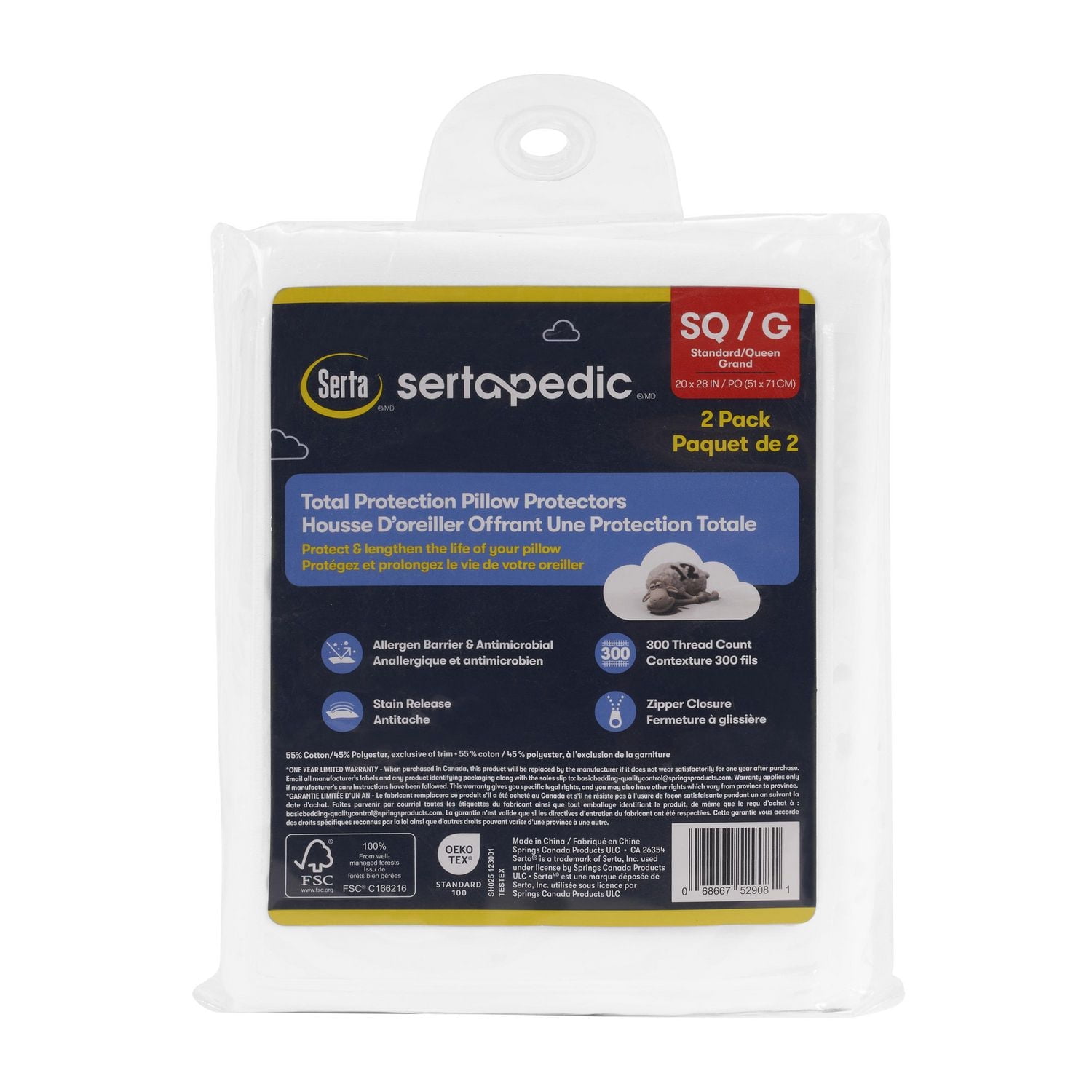 Click here for Serta Total Protection Pillow Protector prices