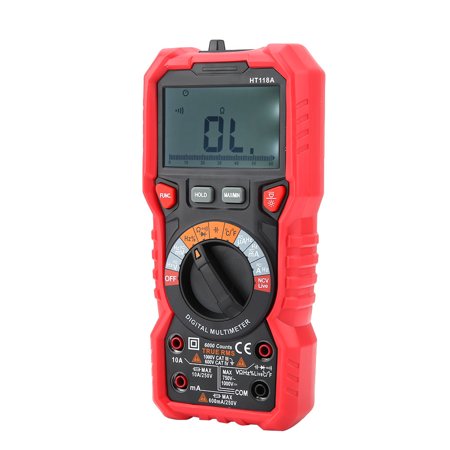 Digital Multimeter, Handheld Multimeter Case Multimeter Test Leads, LCD ...