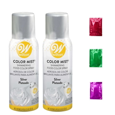 Wilton Cake Paint Set, 5-Piece Metallic Set (Gold, Silver, Copper, Red ...