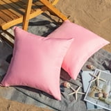 Phantoscope Outdoor Waterproof Decorative Throw Pillow, 18" x 18", Pink ...