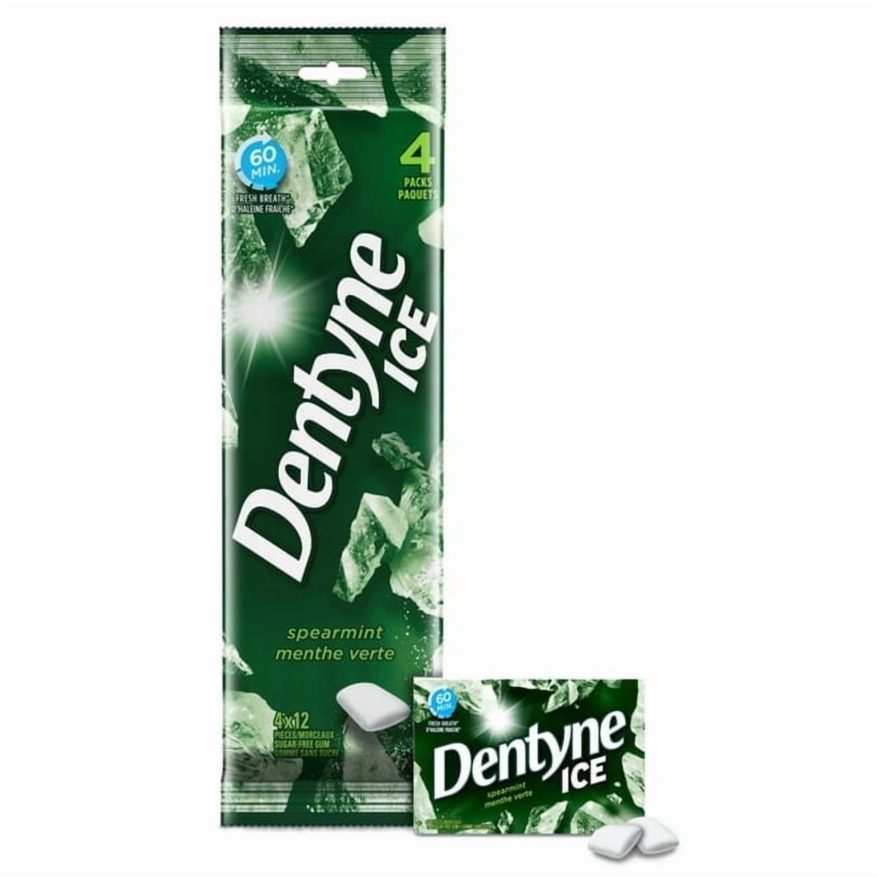 Click here for Dentyne Ice  Spearmint Sugarfree Gum - Pack Of 4 (... prices