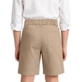 Boys Golf Shorts Kids School Uniform Elastic Waist Flat Front Dress ...