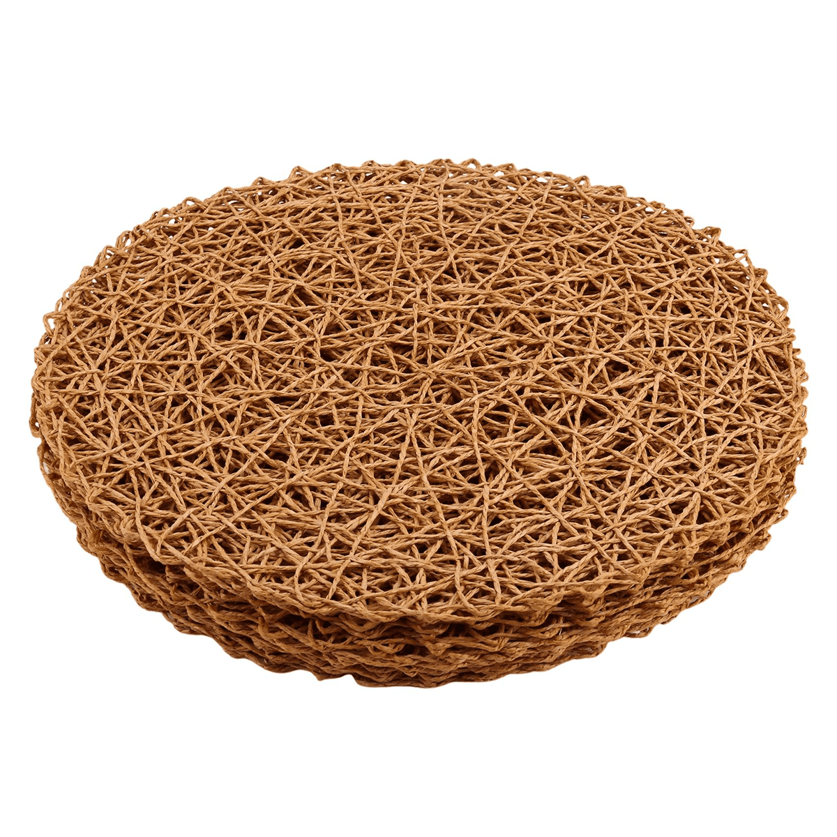 Click here for Unbranded 12pcs Paper Braided Round Placemats Non-... prices