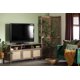 Balka TV Stand Natural Walnut and Printed Rattan - Walmart.com