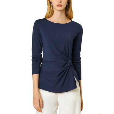 Women's Shape Illusions Crossover Knit Top - Walmart.com