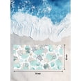 Beach Towel- Sea Turtle Starfish Shell Coral Microfiber Absorbent Quick ...
