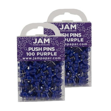 JAM Paper Push Pins, Orange, 2 Packs of 100 - Walmart.com