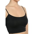 Themogan Womens 2 Pack Spaghetti Strap Bra Top Under Layer Crop Tank