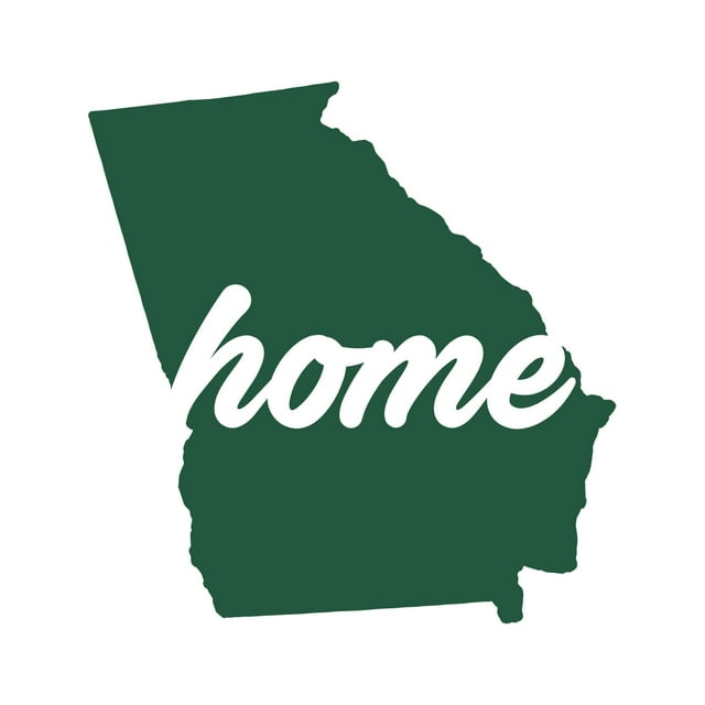 Georgia Home Sticker Decal Die Cut - Self Adhesive Vinyl - Weatherproof ...