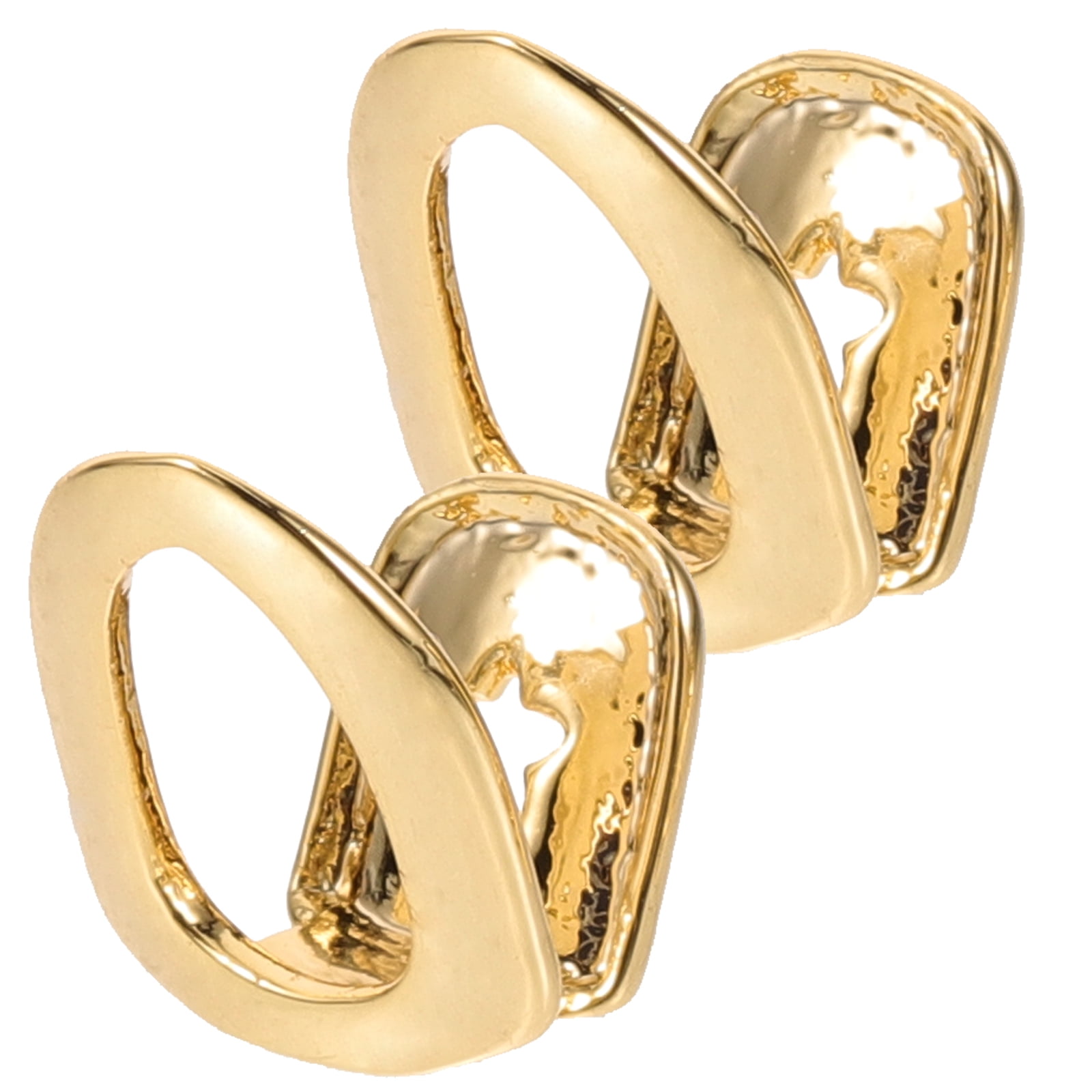 Gold tooth cap 2pcs Teeth Grills Mouth Teeth Top Grill Caps Rapper ...