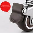 YIGSECU 4Pcs Universals Swivels Casters 1.5inch Quiet Trolley Wheel ...