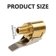 Air Pump Accessories, Quick-Connect Brass Adapter with Clip-On Locking ...