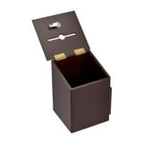 AdirOffice Wooden Locking Suggestion Box, with Lock and Chained Pen ...