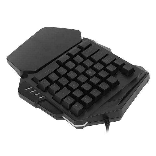 Single Handed Keyboard, Red Switch RGB Backlight One Handed Gaming ...