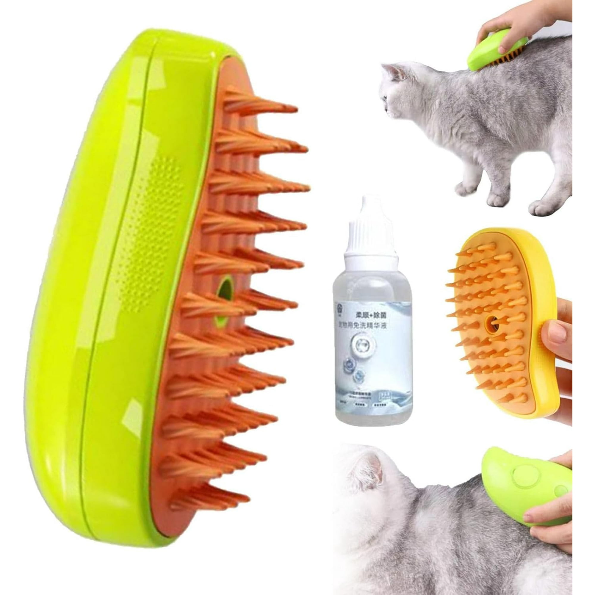Click here for Laicaiw Steamy Cat Brush  3 In1 Cat Steamy Brush... prices