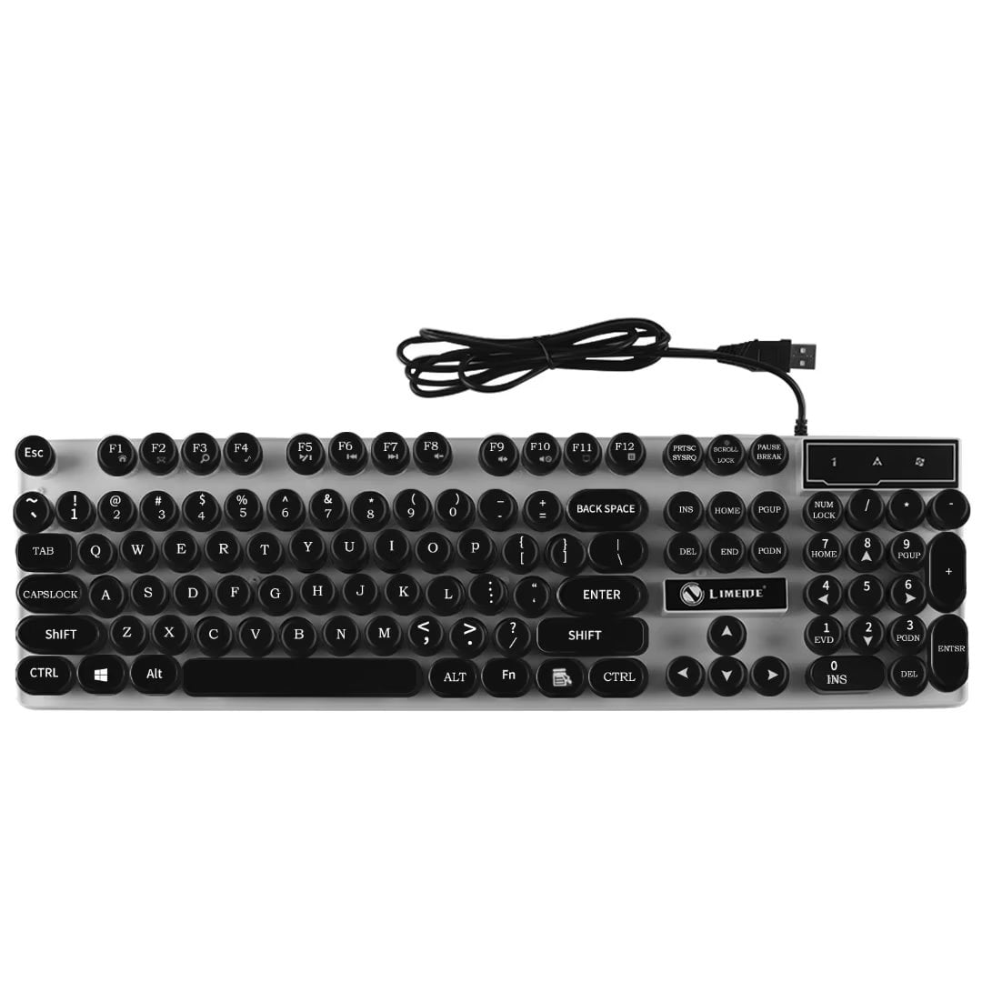 Share Sunshine Wired Keypad 104 Keys Luminous Mechanical Sense Computer