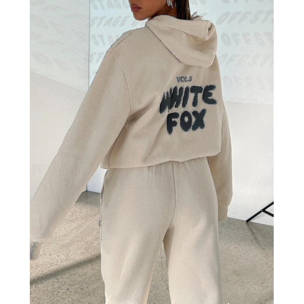 Hoodie - Outerwear - Two Piece Hoodie Suits Long Sleeve Hooded Outfit ...