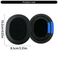 2Pcs/set Cooling Gel Ear Pad Earphone Cushion Repair for MSR7 M50X M40X ...