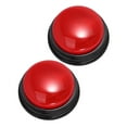 2 Pcs Buzzer for Game Buttons Automatic Door Stickers Sound Dance Red ...
