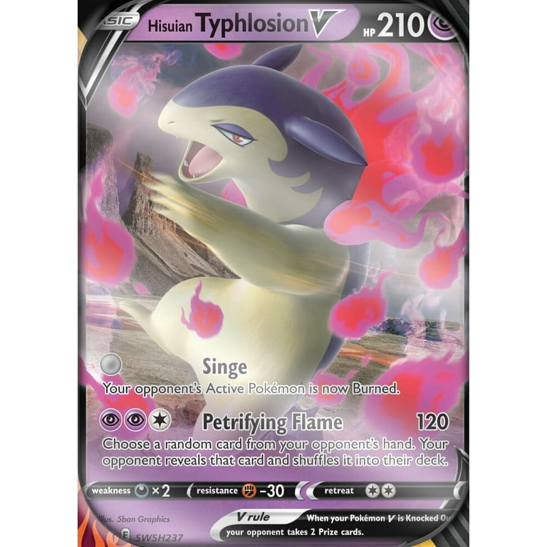 Typhlosion Ex Card