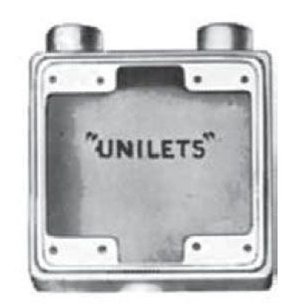 Appleton FDS-2-75, Cast Hub Device Box, Threaded 2-Gang, 1 PC - Walmart.com