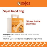Sojos Good Dog Crunchy Natural Dog Treats, Chicken Pot Pie, 8-Ounce Box ...
