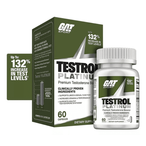 GAT TESTROL PLATINUM 60 TABLETAS | Walmart en línea