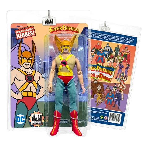 Super Friends Retro 8 Inch Action Figures Series: Hawkman - Walmart.com