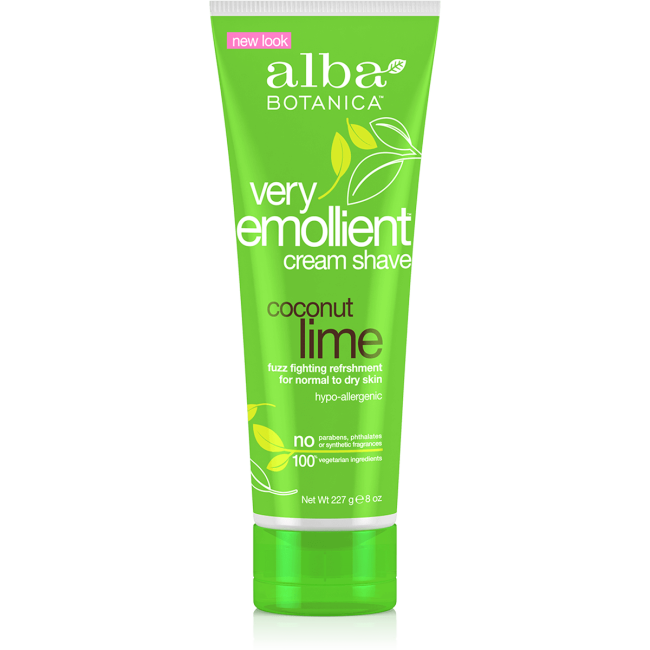 Alba Botanica Moisturizing Cream Shave For Men and Women Coconut Lime ...