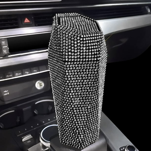 Bling Car Trash Can Trash Organizer with Lid Rhinestone Glitter Auto ...