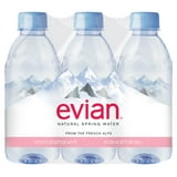 Evian Pure Natural Spring Water, Packaged in Recyclable Bottles, 330 ML ...