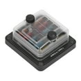 Blade Fuse Block 6 Way Fuse Box Holder Waterproof Protection With Led