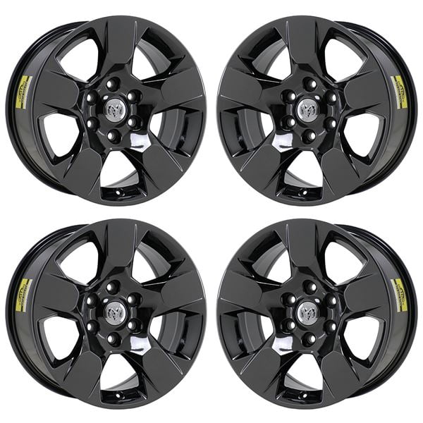 18” Dodge Ram Rebel 1500 Factory OEM Wheels Rims Black, 60% OFF