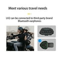 Bluetooth 5.0 Motorbike Helmet Headset Wireless Long Range For Full ...