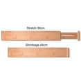 SPRING PARK Drawer Dividers Bamboo Kitchen Organizers Spring Loaded ...
