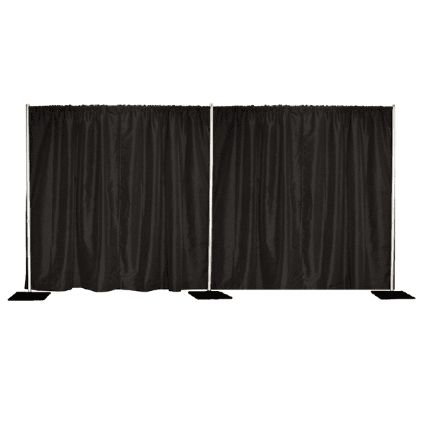 VIP Crowd Control 8'x20' Pipe and Drape Backdrop Kit with Premier Drape ...