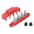 4 Position Bus Bar M10 Studs Power Distribution Block for Automobile RV ...