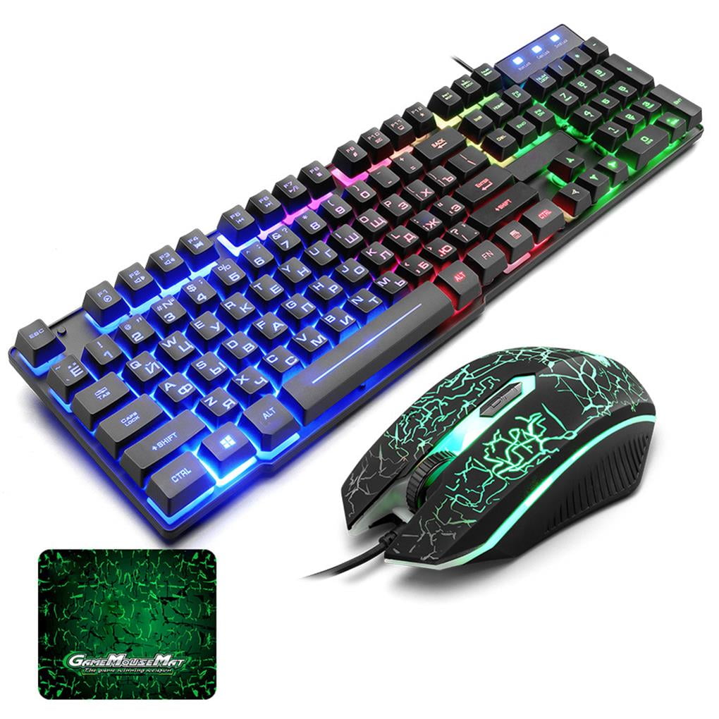 Click here for Youkk Rainbow Backlit Gaming Keyboard And Mouse Se... prices