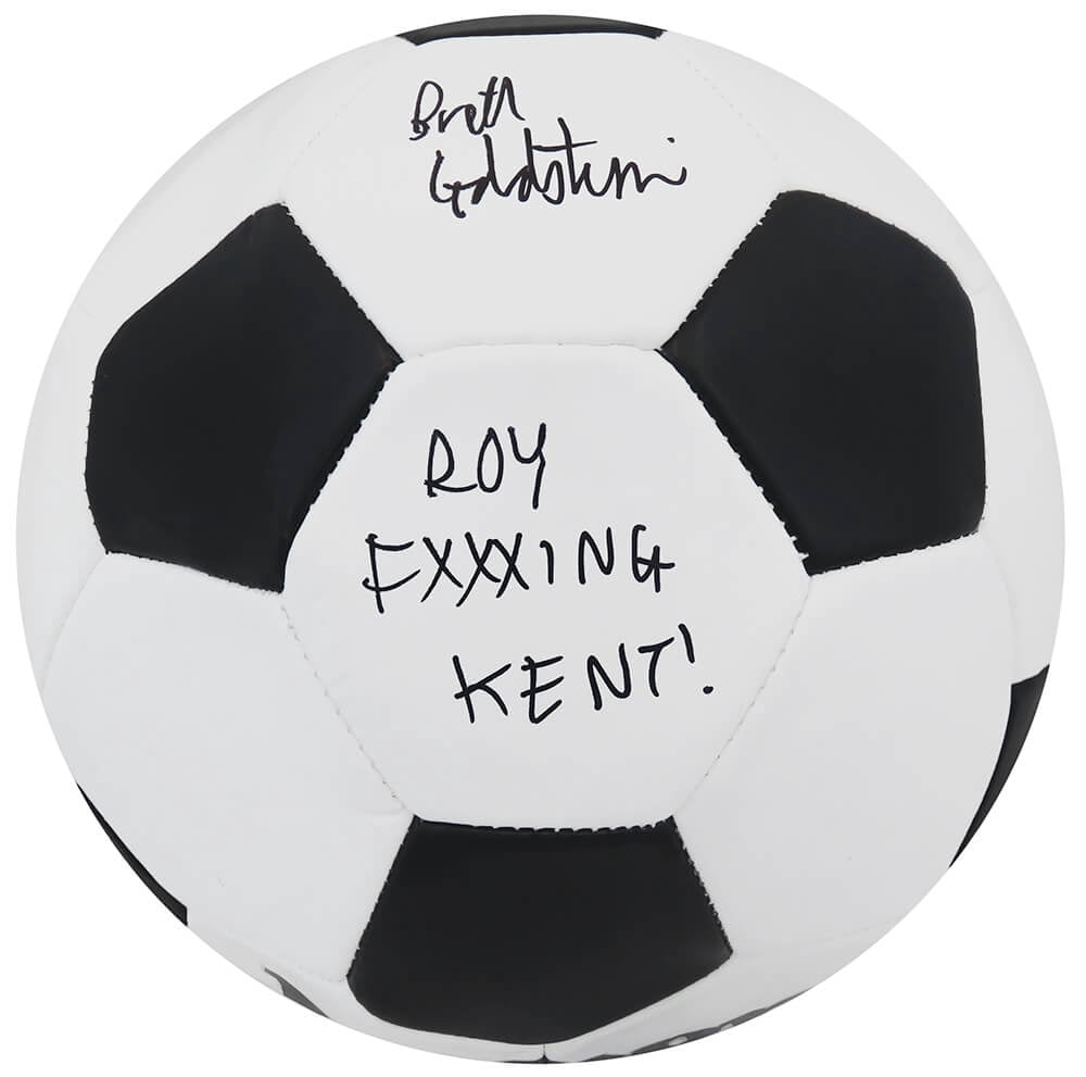 Brett Goldstein (Roy Kent) Signed Wilson Black & White Size 5 Soccer ...