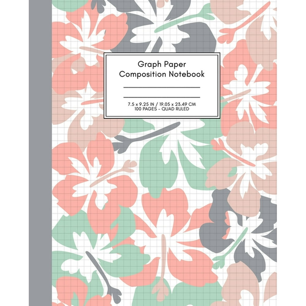 Graph Paper Composition Notebook Quad Ruled 5x5 5 Squares Per Inch