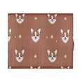 Animal Dog Color Tile Pattern Door Curtain Sheer Privacy Light ...