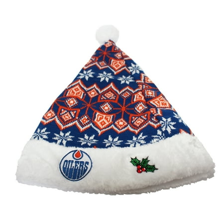 Edmonton Oilers Blue/Orange Knit Santa Hat - Walmart.ca