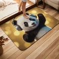 3.94'x5.25' Area Rug for Bedroom, Cute Panda Non Slip Soft Small Carpet ...