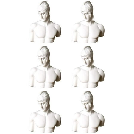 Jicidcha 6pcs Plaster Bust Statue Resin Sketch Draw Plaster Cast Artist ...