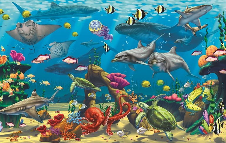 Ocean Adventure 100 Piece Jigsaw Puzzle by SunsOut - Walmart.com