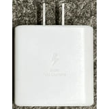 Samsung 45W USB-C Super Fast Wall Charger with Adapter Plug & Cable - White - Walmart.com