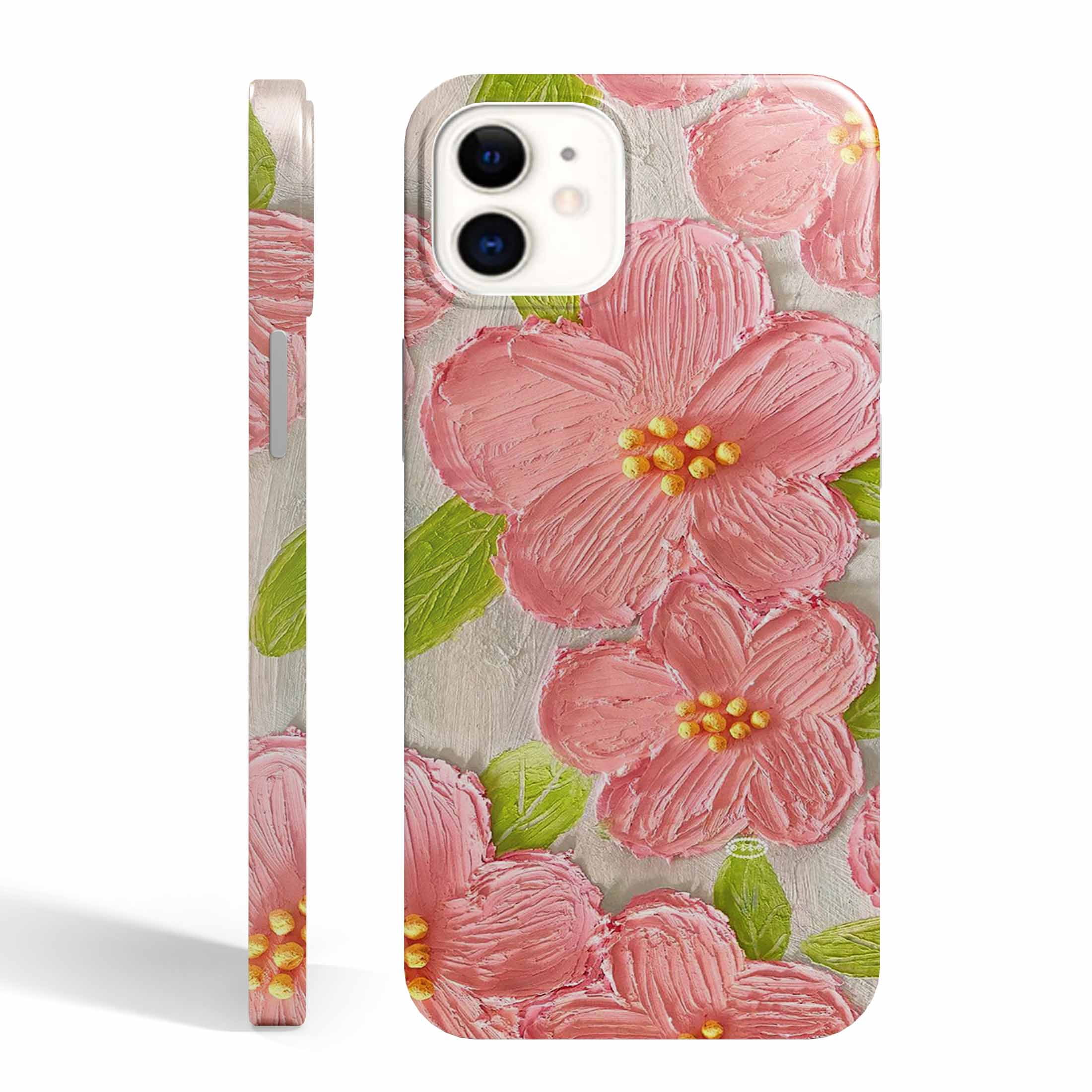 Tobelint Boho Flower Painting Case for iPhone 12,Aesthetic Colourful ...